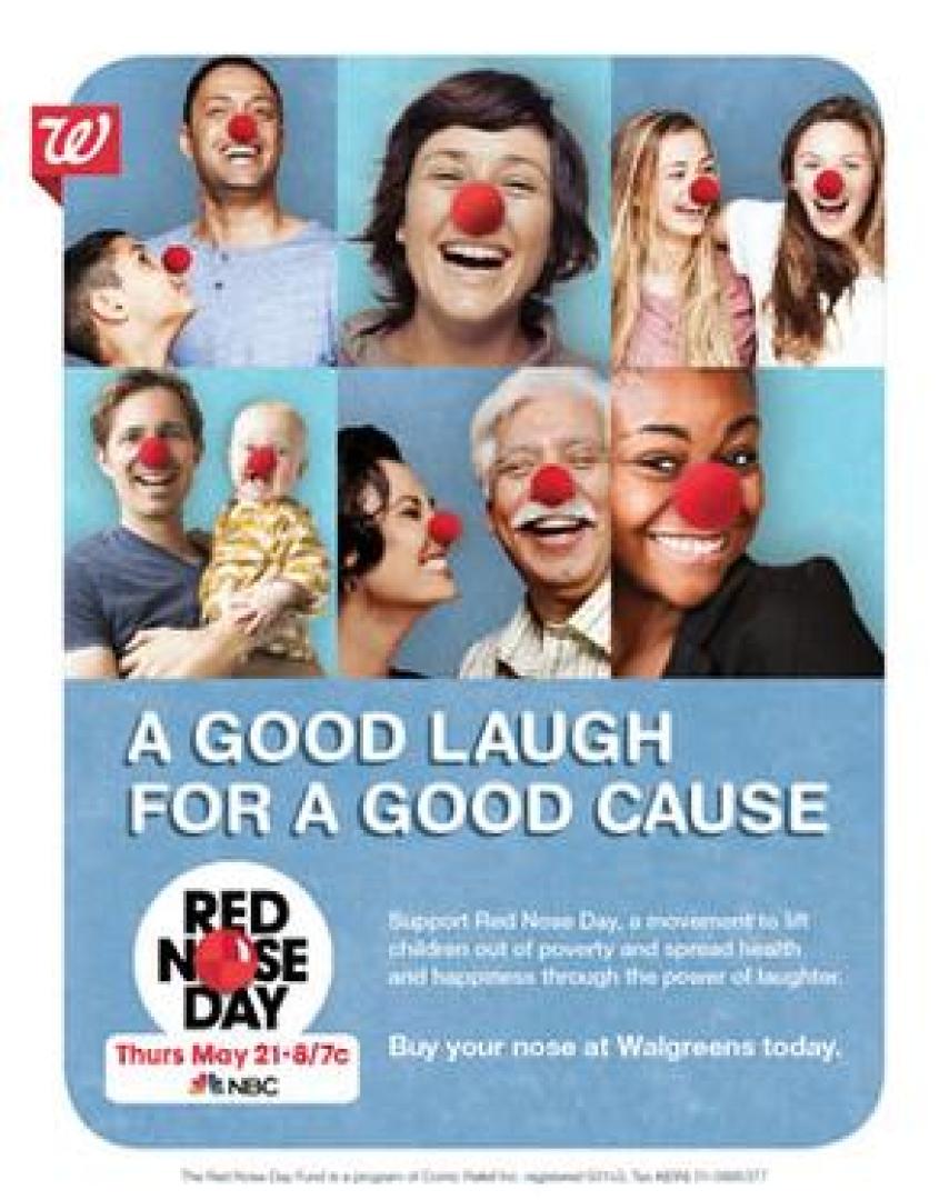 Walgreens Exceeds its Initial Red Nose Day Fund Goal and Encourages ...