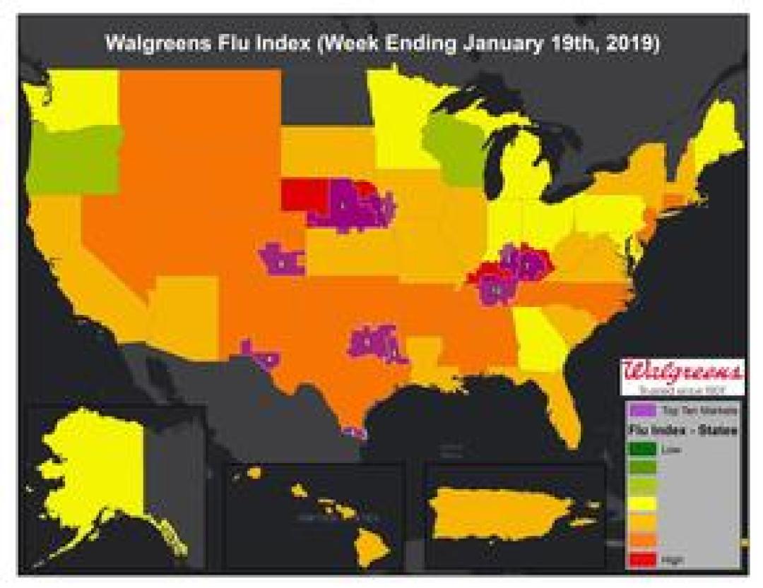 Texas and Kentucky Markets See Flu Activity Gains | Walgreens Boots ...