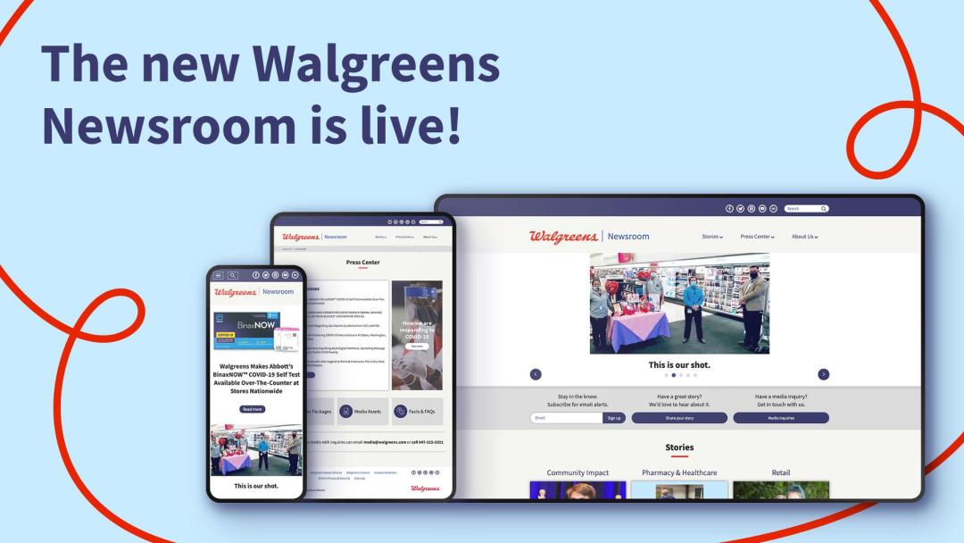 Redesigned Walgreens Newsroom improves user experience and introduces 'Walgreens Stories ...